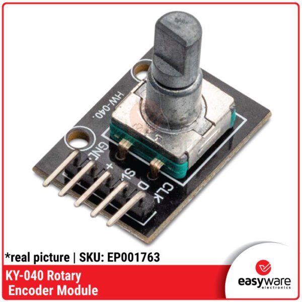 KY-040 Rotary Encoder Module | Sensor Putar Tombol Push Button Arduino ...