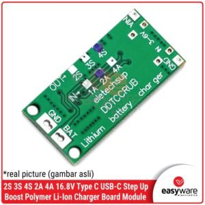 Modul Charger Baterai Universal Type C: 2S, 3S, 4S LiPo/Li-Ion Output 8 ...