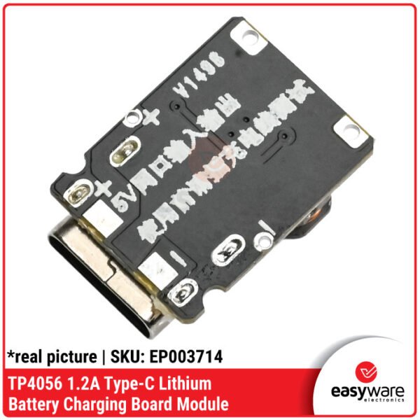 TP4056 Type-C Lithium Battery Charger Module 1.2A - Modul Cas Baterai ...